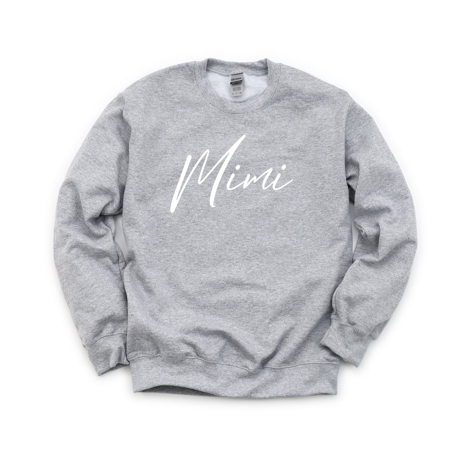 Mimi Script Collegiate Sweatshirt (Multiple Colors) – KaAn's Designs