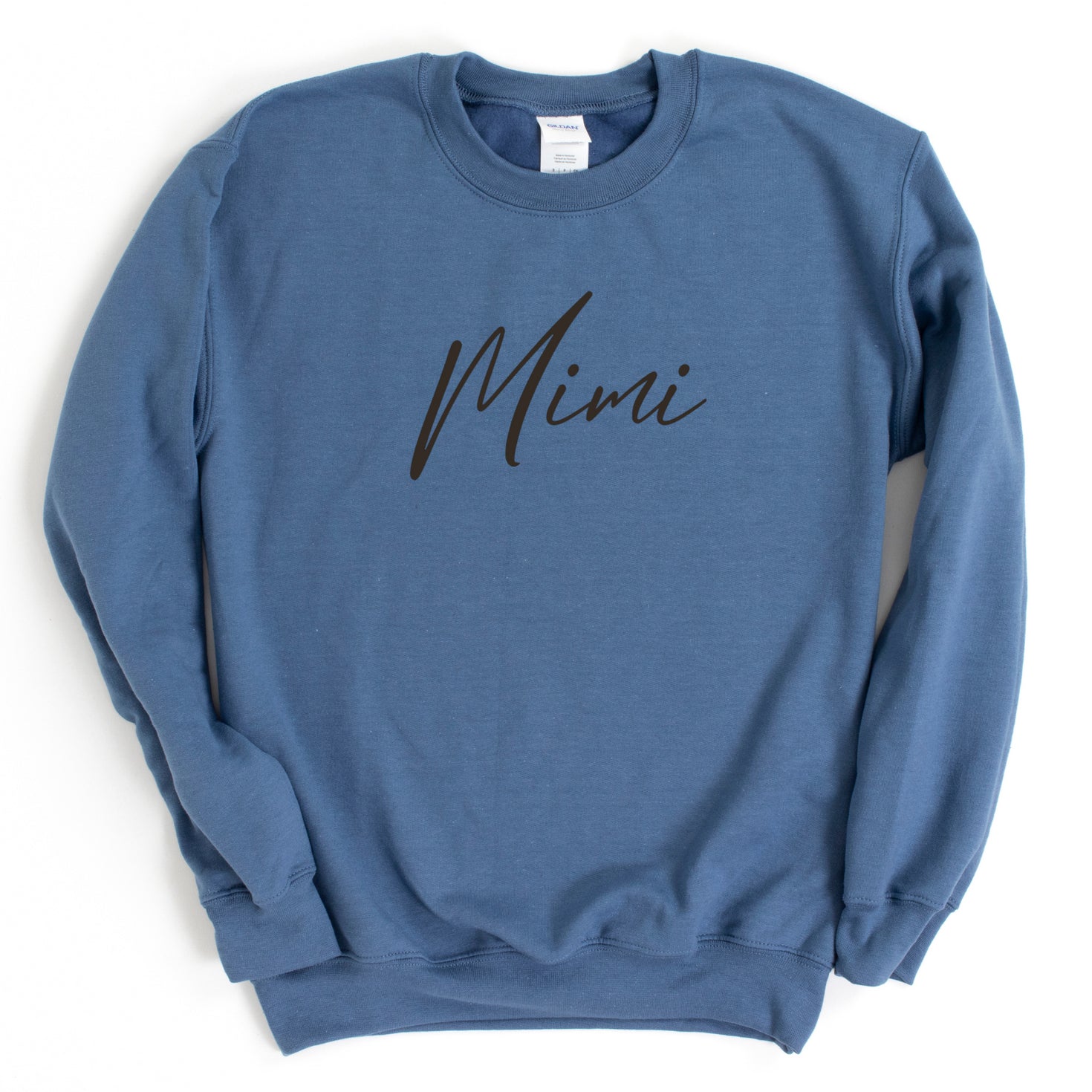 Mimi Script Collegiate Sweatshirt (Multiple Colors) – KaAn's Designs