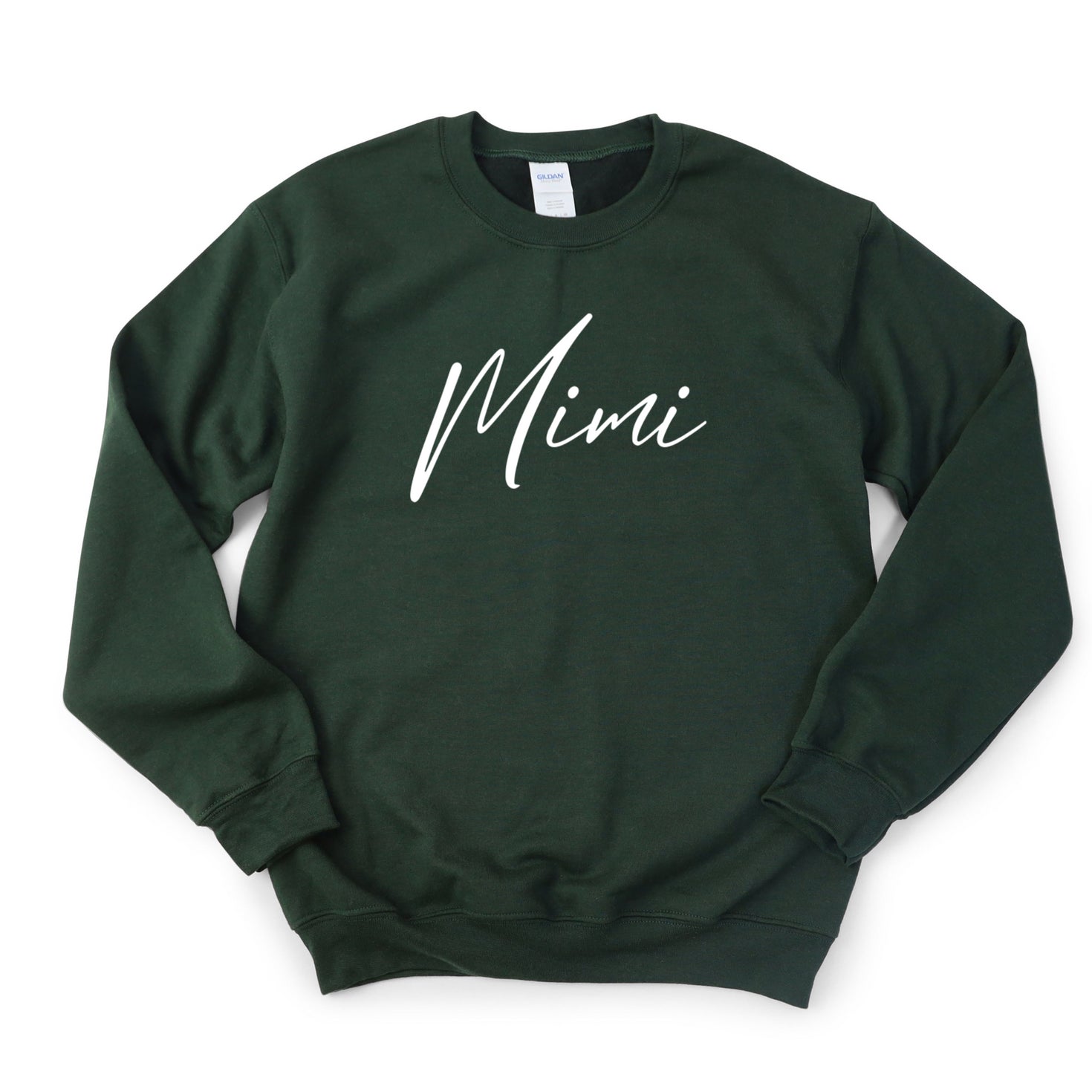 Mimi Script Collegiate Sweatshirt (Multiple Colors) – KaAn's Designs