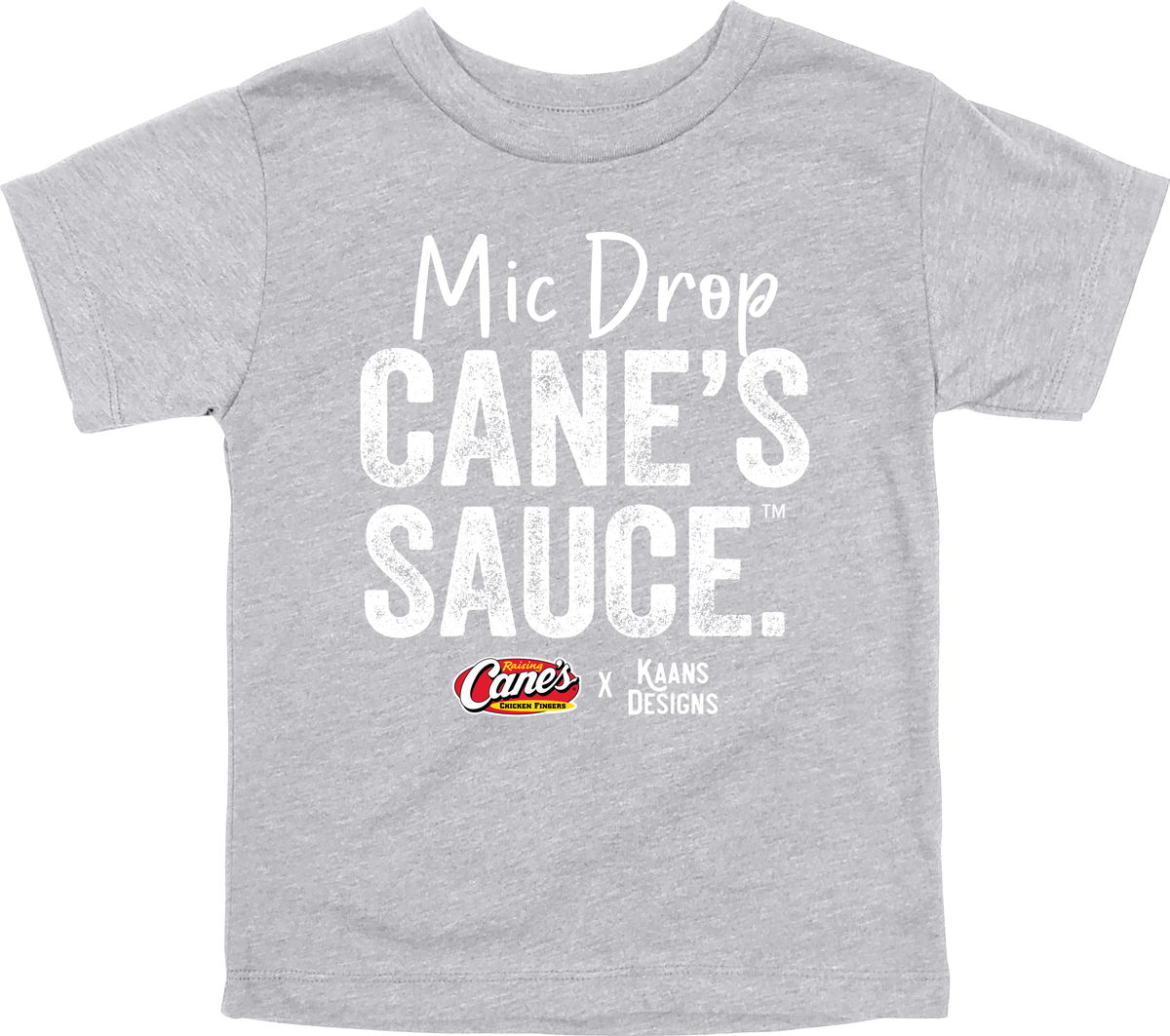 Mic Drop Cane's Sauce Shirt- Raising Canes X Kaans Designs Collaborati ...