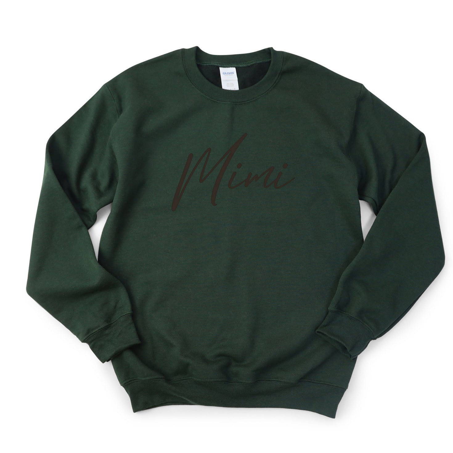 Mimi Script Collegiate Sweatshirt (Multiple Colors) – KaAn's Designs