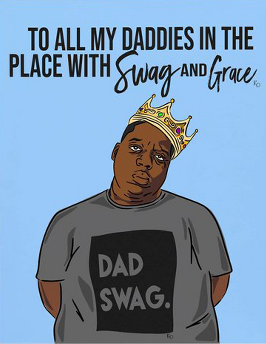 Father's Day & Birthday Greeting Card - Dad Swag – KaAn's Designs