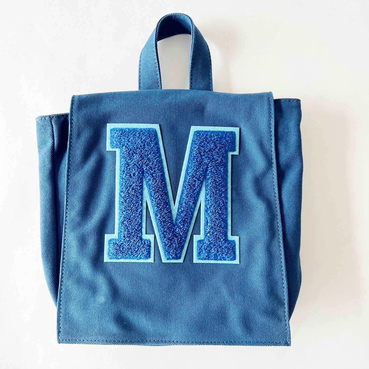 Mini Backpack with Custom Varsity Letter Patch – KaAn's Designs