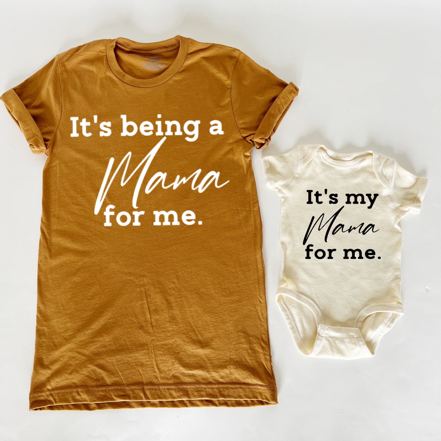 Mommy and Me Outfits - It's Being a Mama for Me/It's My Mama for Me ...