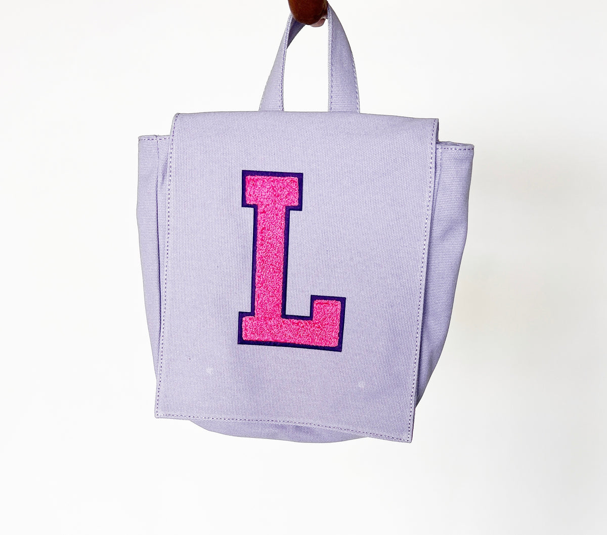 Mini Backpack with Custom Varsity Letter Patch – KaAn's Designs