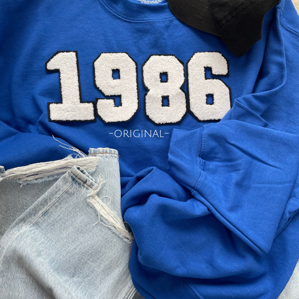 Adult Customizable Number Sweatshirts ( multiple colors and print opti ...